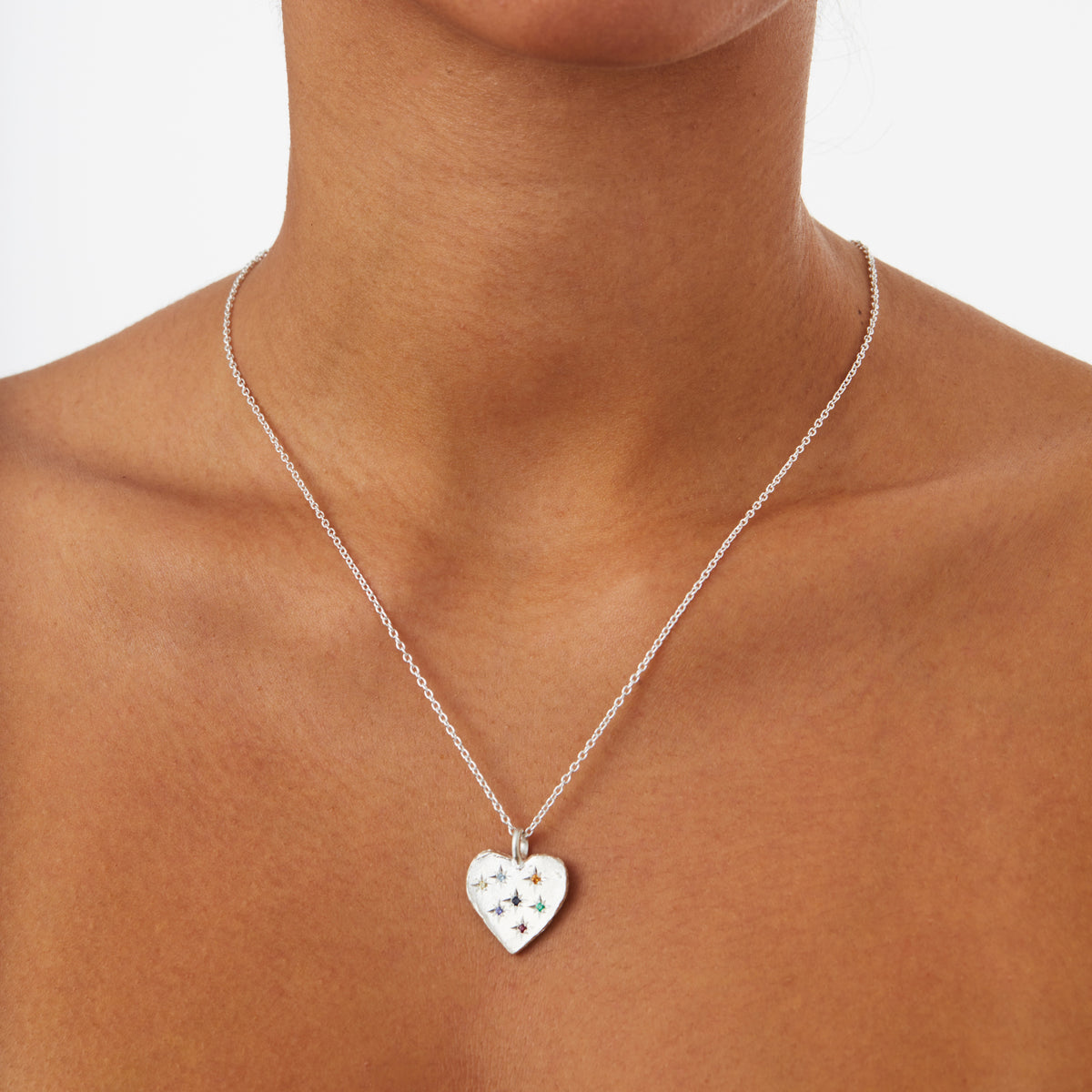 Carnivale Big Heart Necklace – Sarah Gardner Jewellery
