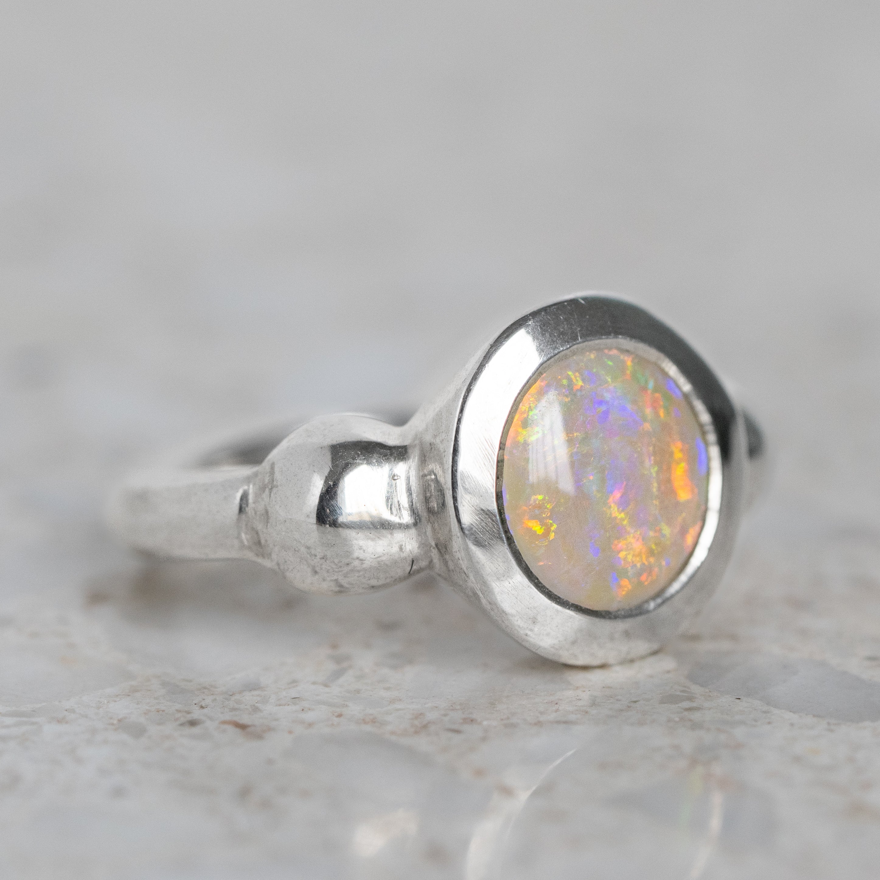 Opal Talisman Ring – Sarah Gardner Jewellery