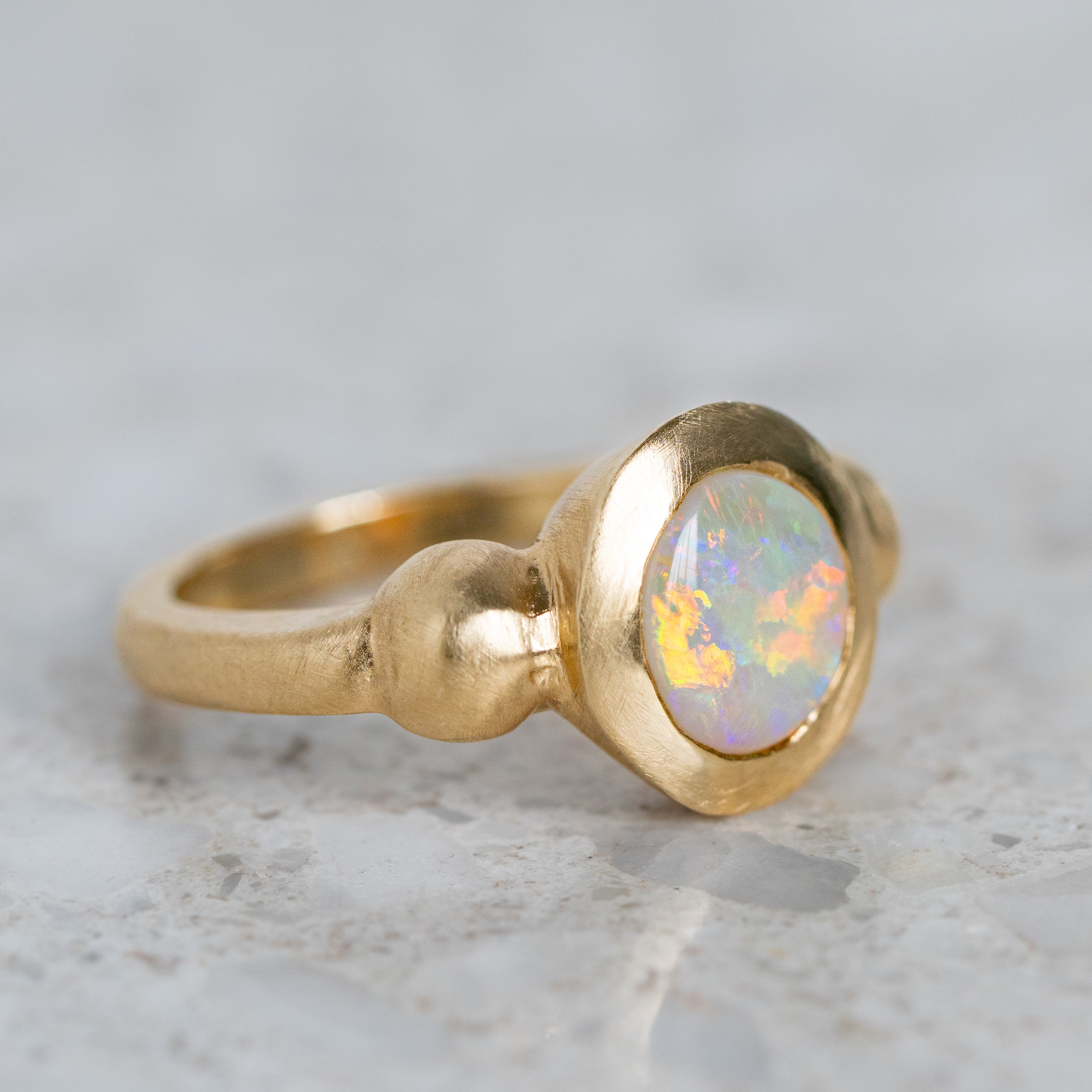 Opal Talisman Ring – Sarah Gardner Jewellery