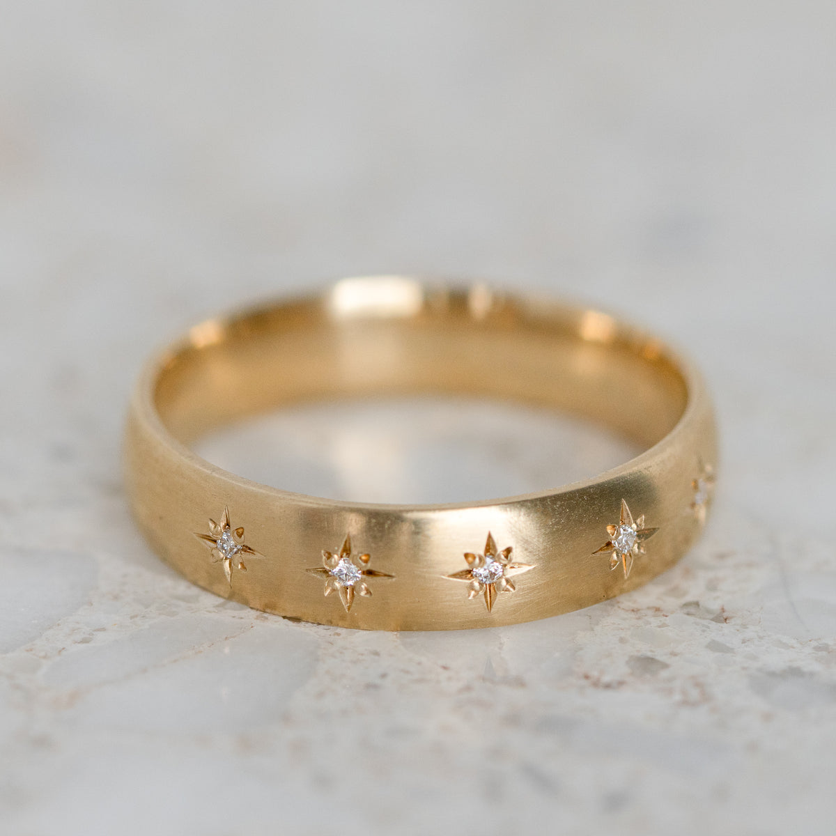 Star Set Diamond Band – Sarah Gardner Jewellery