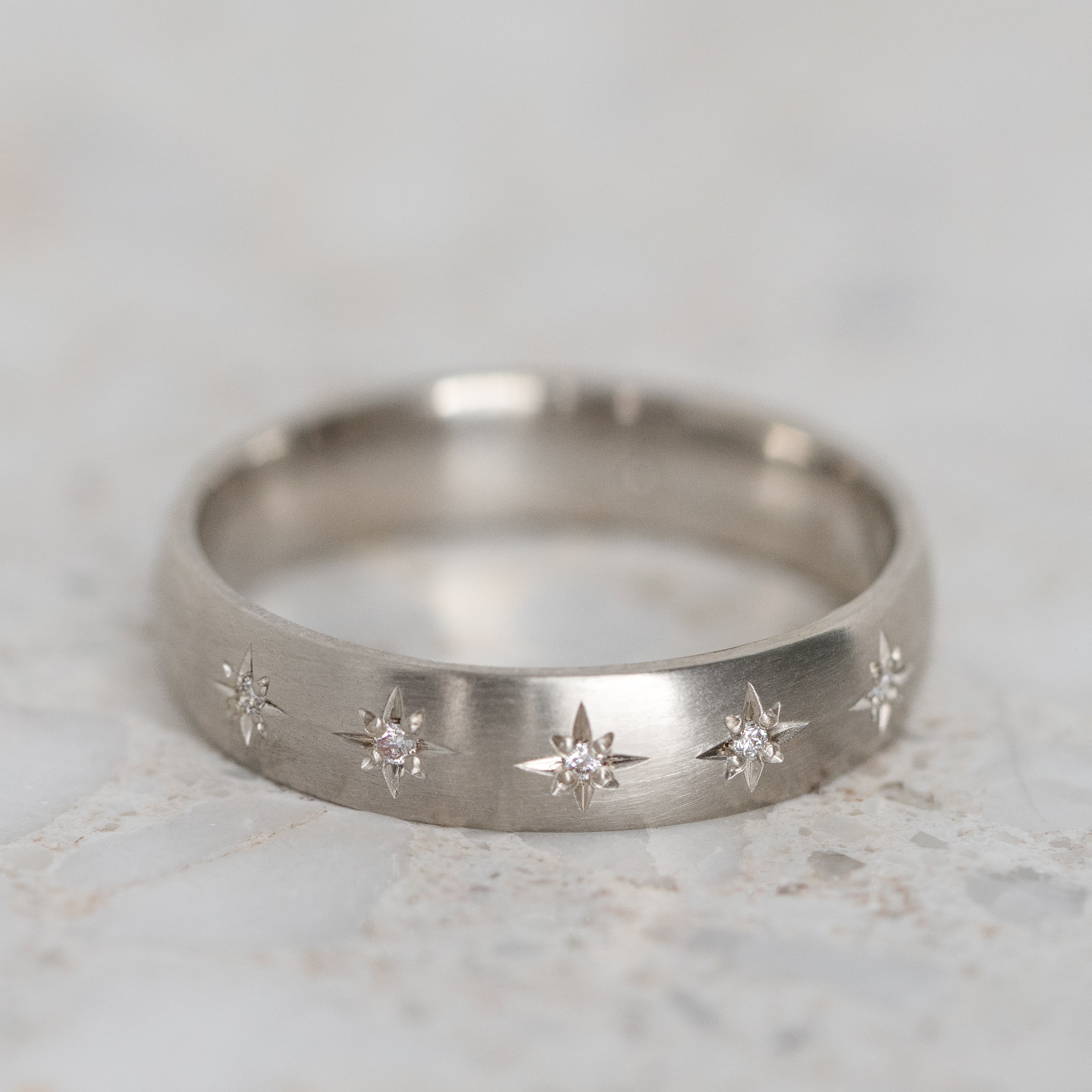 Star Set Diamond Band – Sarah Gardner Jewellery