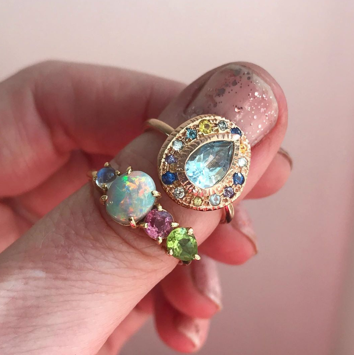 Pastel Splice Ring – Sarah Gardner Jewellery