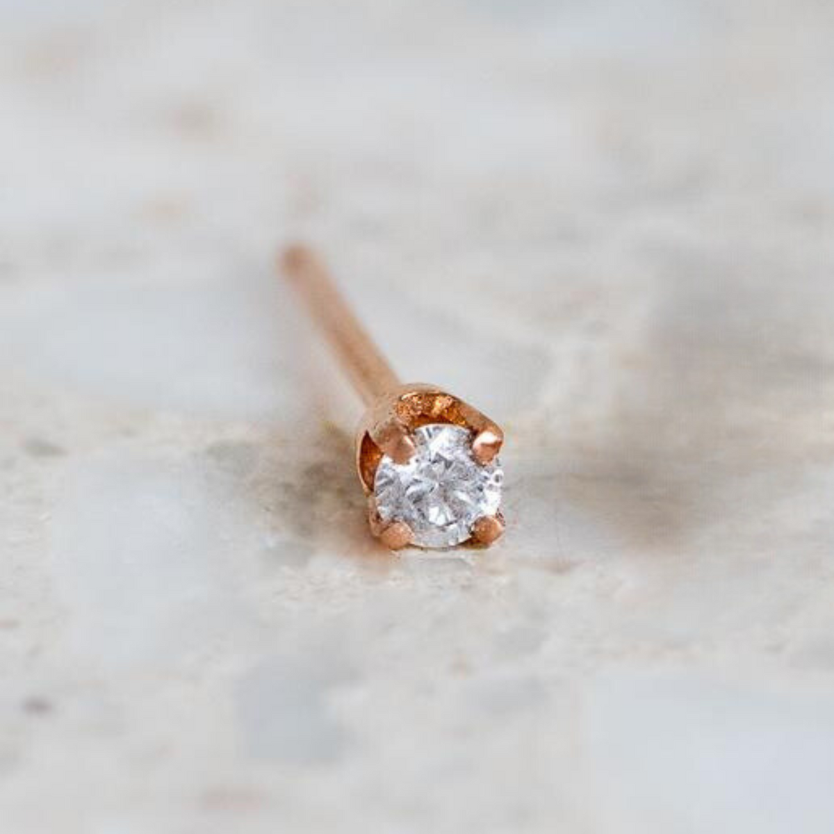 Tiny Diamond Single Stud – Sarah Gardner Jewellery