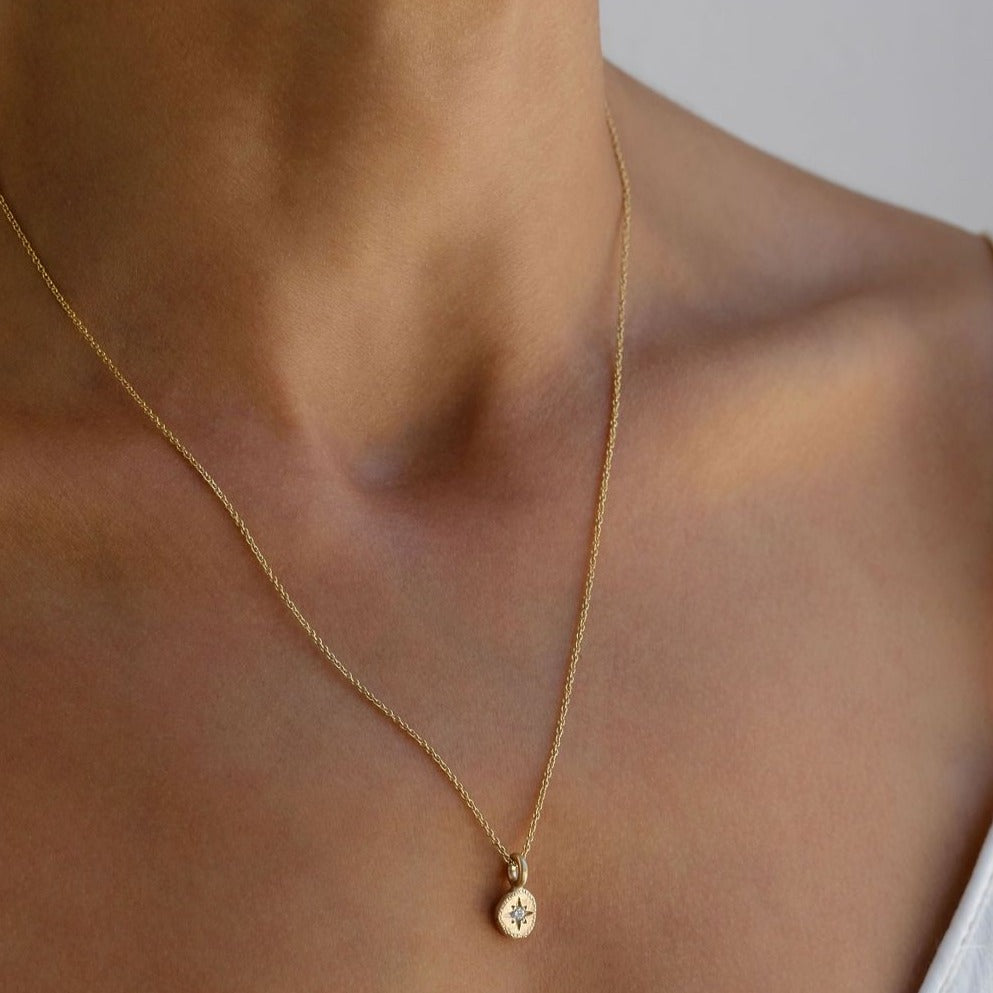 Rubble Necklace April Birthstone, Diamond – Sarah Gardner Jewellery